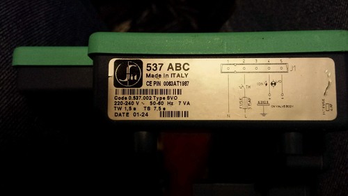 Sigma 537ABC ignition control box Linea 24 and 28 part 0537301 or R1837 ...