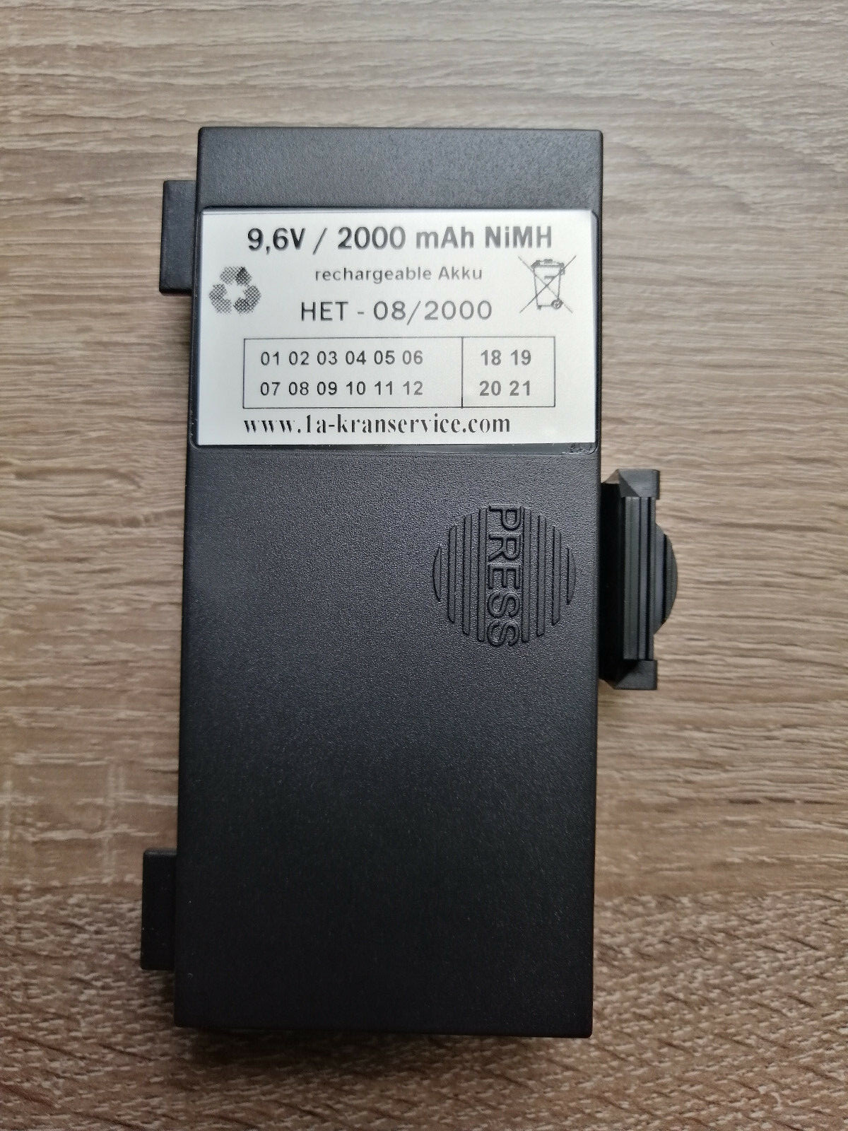 Akku Hetronic / Abitron - Hydronic 9,6 V / 2000 mAh / NiMH / 68303010 ...