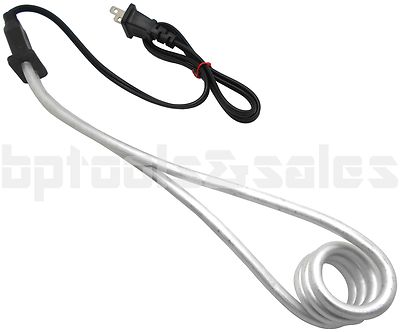 120V-1000W Water Heater Portable Electric Immersion Element Boiler ...