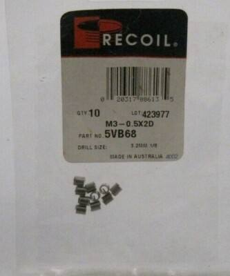 Drilling & Tapping - Recoil Insert