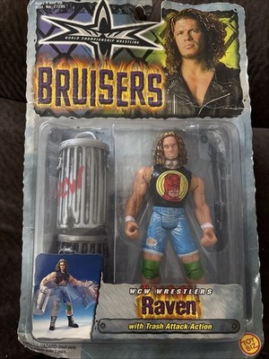 WCW bruiser Raven Figure WWE ECW TNA Aew Box Slightly Damaged | eBay