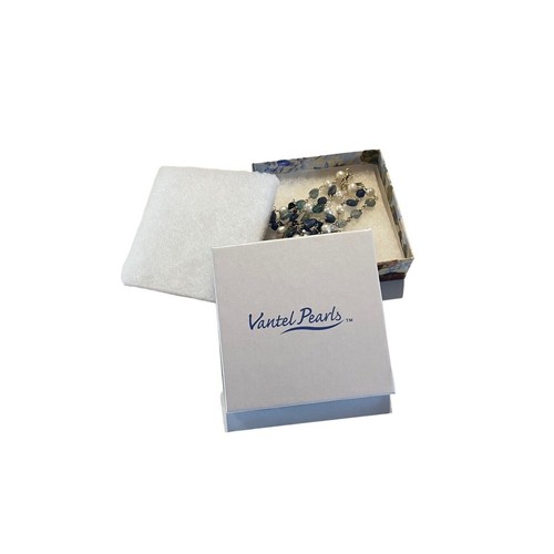 Vantel Pearls 2 Strand Necklace Cultured Pearls Mini Stones New In Box ...