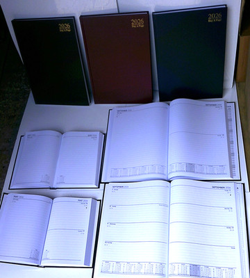 2026 A4/A5/A6/Slim & Pocket Diary Week to View / Page a Day & Monthly ...