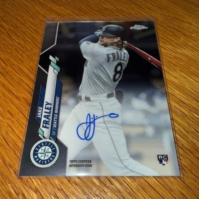 2020 Topps Chrome - Rookie Auto #RA-JF - Jake Fraley | eBay