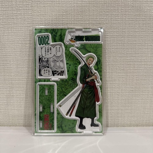 One Piece Zoro Acrylic Stand Green Model 0002 Japan Made Figure Display ...