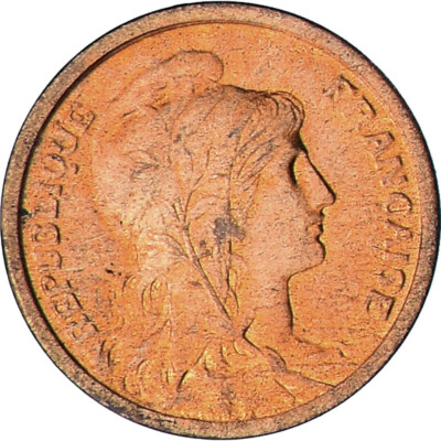 [#1025122] Coin, France, Dupuis, Centime, 1919, Paris, EF, Bronze, KM ...