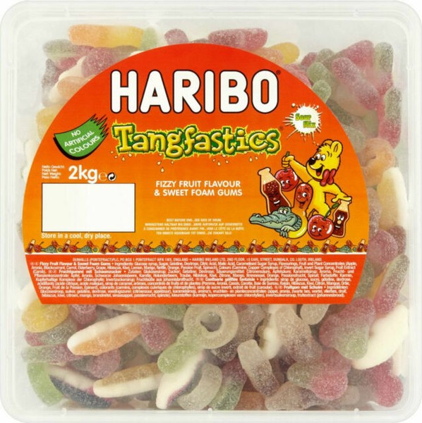 HARIBO Tangfastics 2kg HUGE Tub. Fizzy Sweets for sale online | eBay