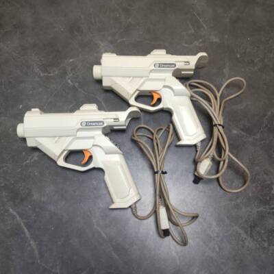 SEGA Dreamcast Gun Controller 2 Set HKT-7800 DC Tested working Japan ...