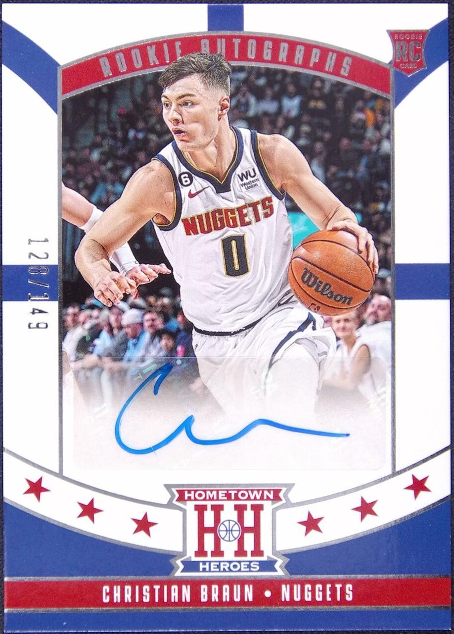 2022-23 Panini Chronicles - Hometown Heroes Rookie Autographs Christian ...