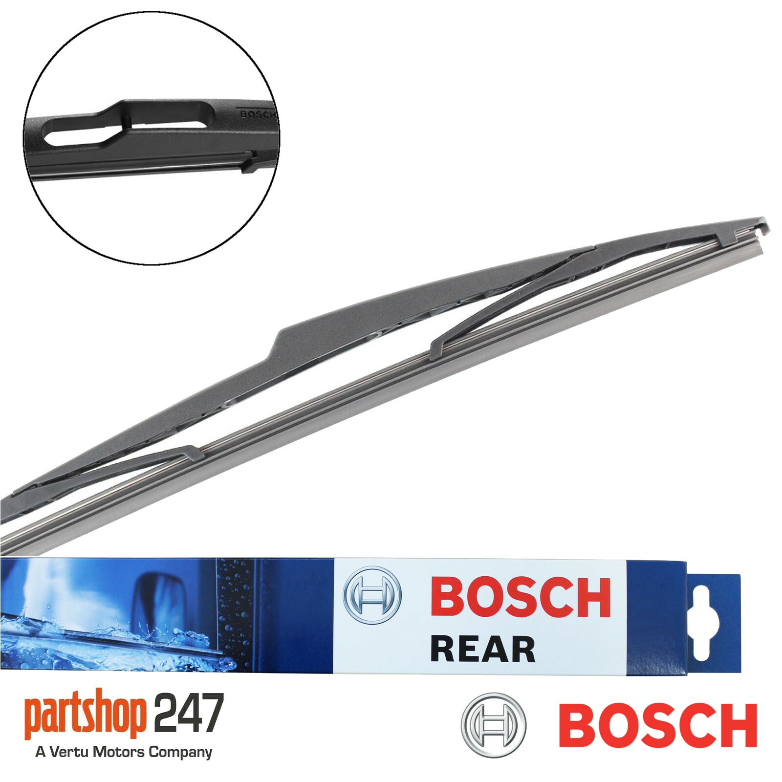 Bosch Plastic Direct Fit Rear Wiper Blade 350mm 14" 3397004631 H353 ...