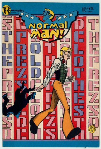George Perez Collection ~ Normal Man #11 Renegade Press / Perez Back ...