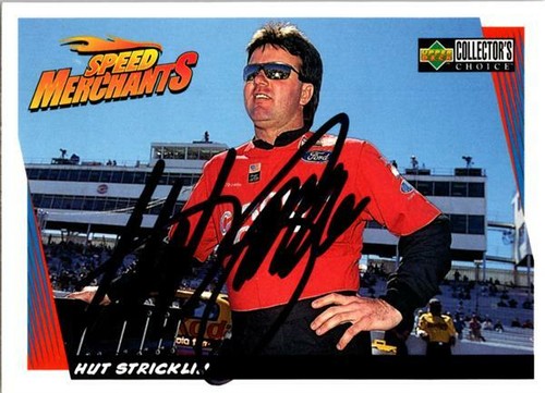 Hut Stricklin autographed NASCAR card 1998 Upper Deck #8 | eBay