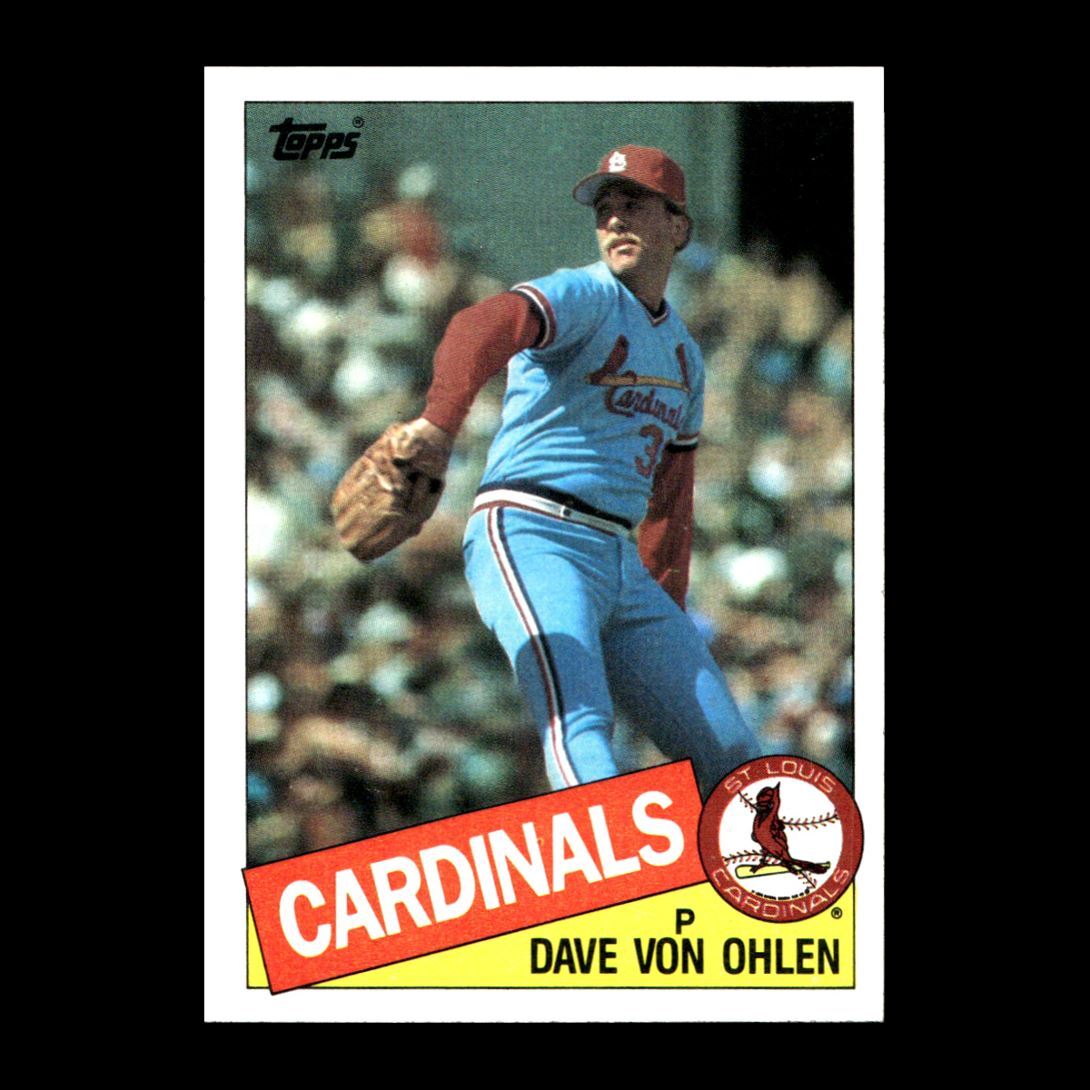 Dave Von Ohlen 1985 Topps St. Louis Cardinals #177 R321H 39 | eBay