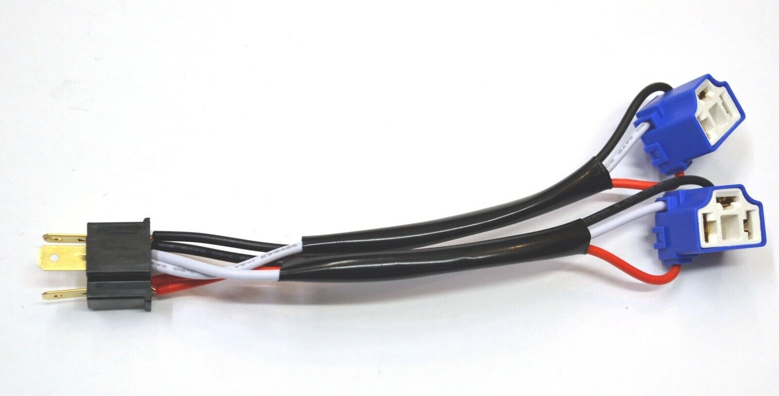 Splitter Wire Ceramic A 9003 HB2 H4 Two Harness Head Light Socket Plug ...