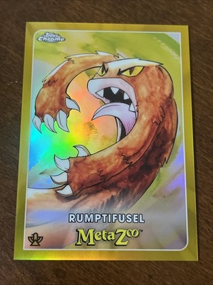 Metazoo Topps Chrome Gold Refractor Rumptifusel /50 | eBay