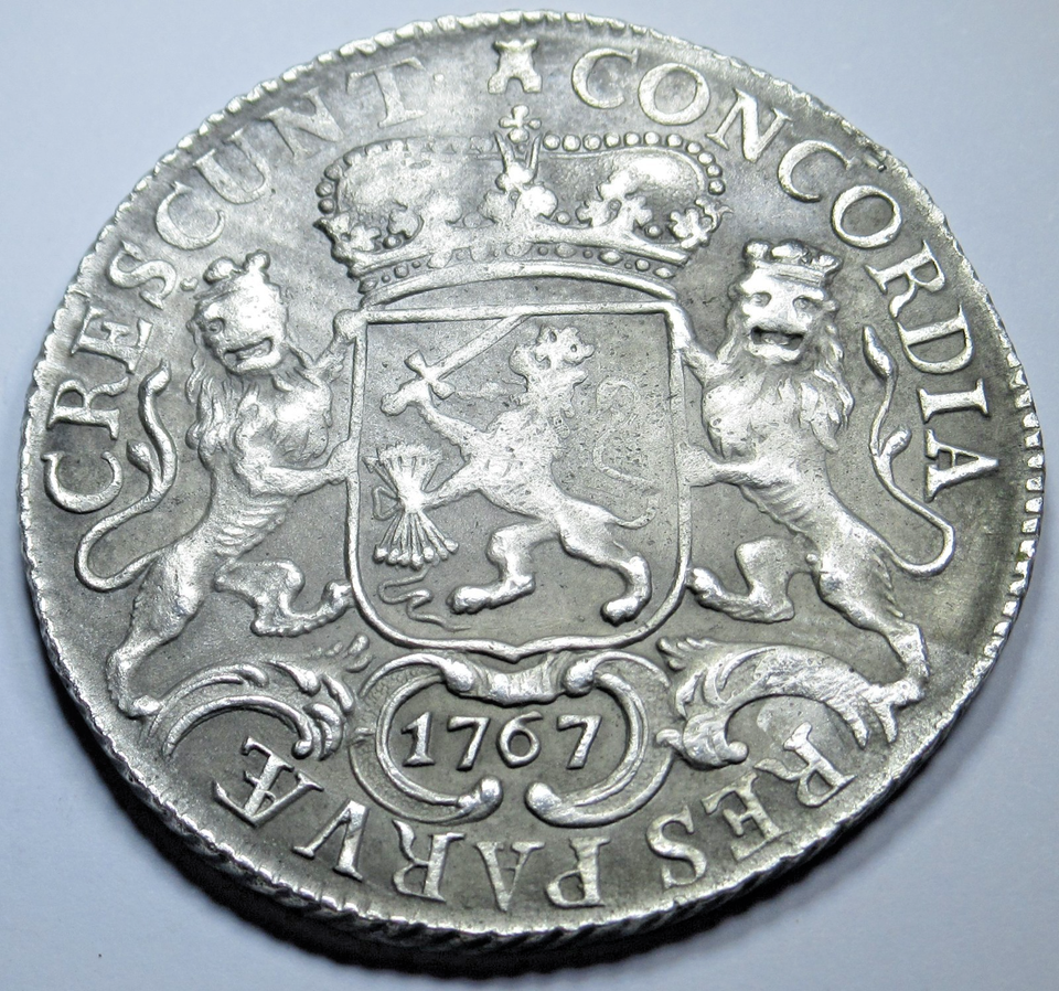 1767 Netherlands 1/2 Ducaton Silver Rider Horse VF-XF 1700's Coin | eBay