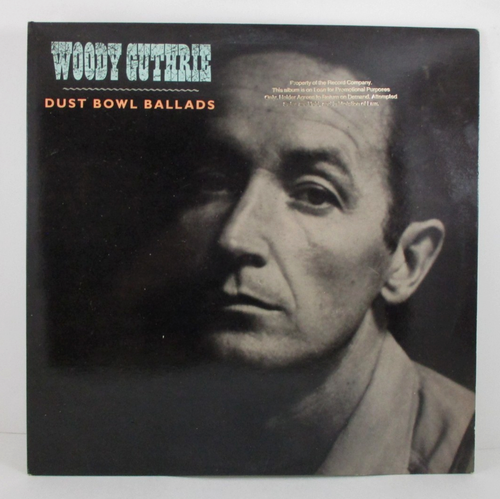 Woody Guthrie DUST BOWL BALLADS, Vinyl, Rounder PROMO (1988) Mono ...