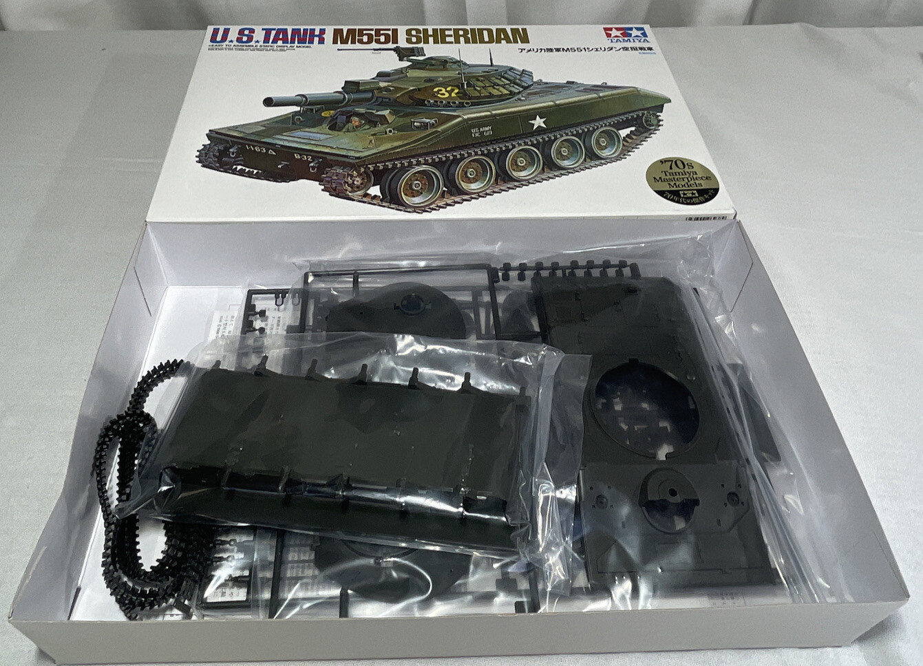 TAMIYA LOT 3 U.S TANK M551 SHERIDAN M113 ACAV WEST GERMAN TANK LEOPARD ...