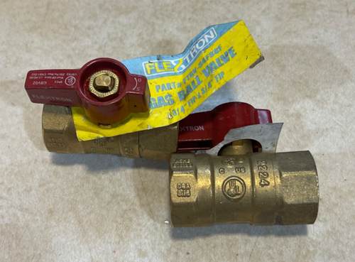 2 NEW Everflow Gas Ball Valve 3/4" FTGV-34F34F | 3/4" FIP X 3/4" FIP ...