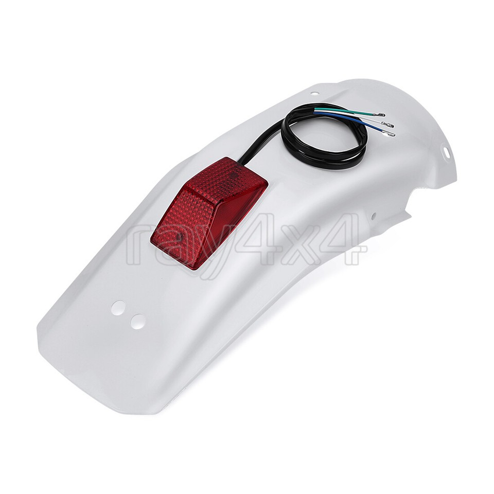 Rear Fender w/Tail Light For Honda XR600R XR650L XR250R XR250L Plastic ...