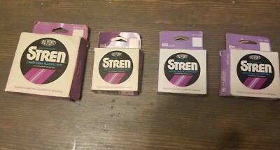 Lot Of Vintage RARE STREN DUPONT 80’s Monofilament Fishing Line 10lb,20 ...