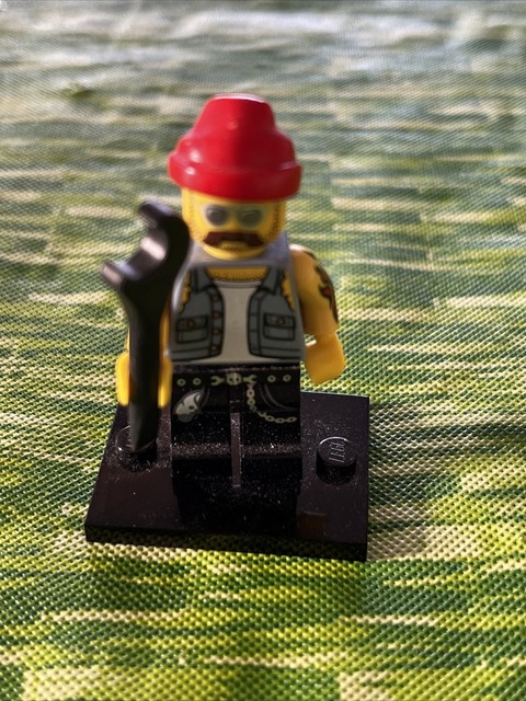 Lego Minifig Motorcycle Mechanic - COL160 - Series 11- Collectible for ...