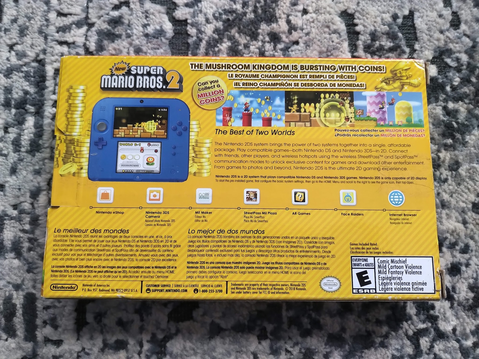 Nintendo 2DS Super Mario Bros. 2 Console Bundle - Electric Blue for ...