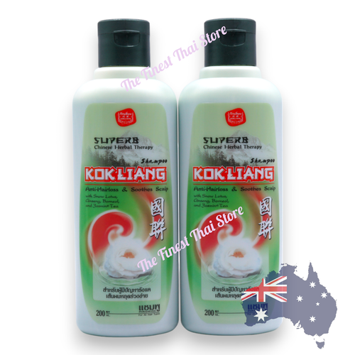 Kok Liang Kokliang Chinese Ginseng Herbal Shampoo Hair Care 200ml pack ...