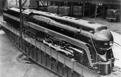 Norfolk and Western Photo Bullet Streamliner Steam 602 Art Deco N&W ...