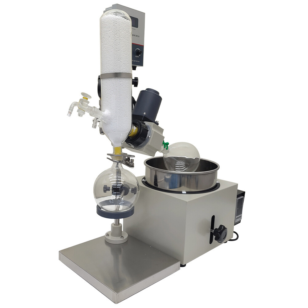 110V 2L Rotary Evaporator Rotavapor Lab Equipment with Digital Heating ...