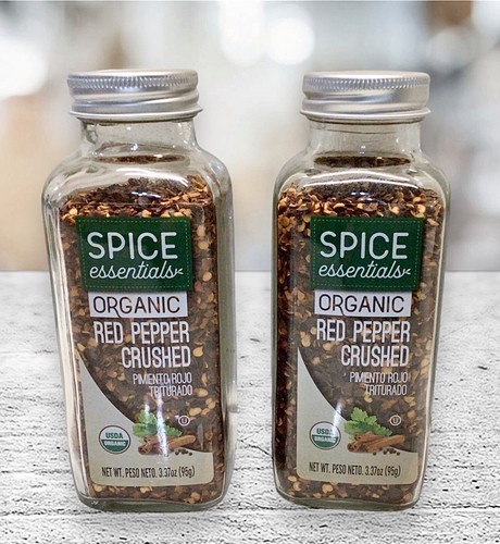 2 Spice Essentials Organic Red Pepper Crushed 3.37oz Each | eBay