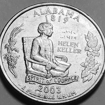2003 D Alabama Statehood quarter circulated | eBay
