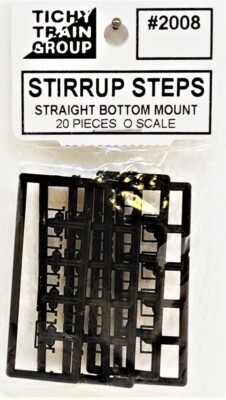 O Scale Tichy Train Group 2008 Short Straight Bottom Mount Stirrup ...