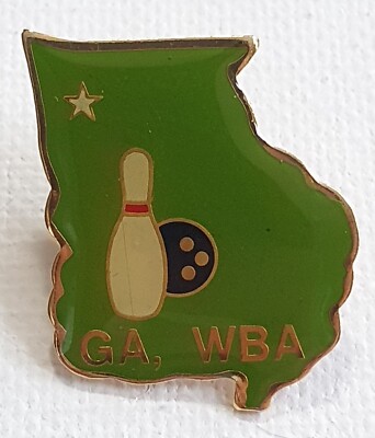 Vintage GEORGIA WBA Women's Bowling Assoc. Collectible STATE GAWBA ...
