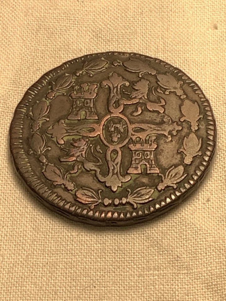 1815 Spain 8 Maravedis Copper coin KM# 486.1 | eBay