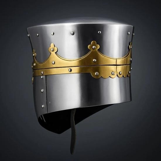 Crusader Pot Helm 14th Medieval Helmet Perfect for Renaissance Fair ...