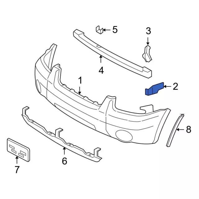 Genuine Ford Radiator Support Panel Reinforcement 6L8Z-16A023-A | eBay