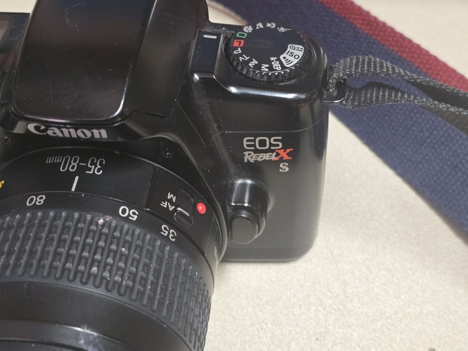 Canon EOS Rebel X S 35mm SLR Film Camera w/35-80mm Lens * TESTED ...