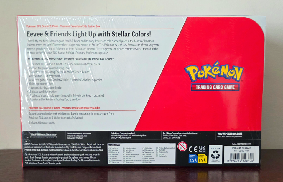 Pokémon TCG: SV8.5 Prismatic Evolutions Costco 2-Pack - ETB & Booster ...