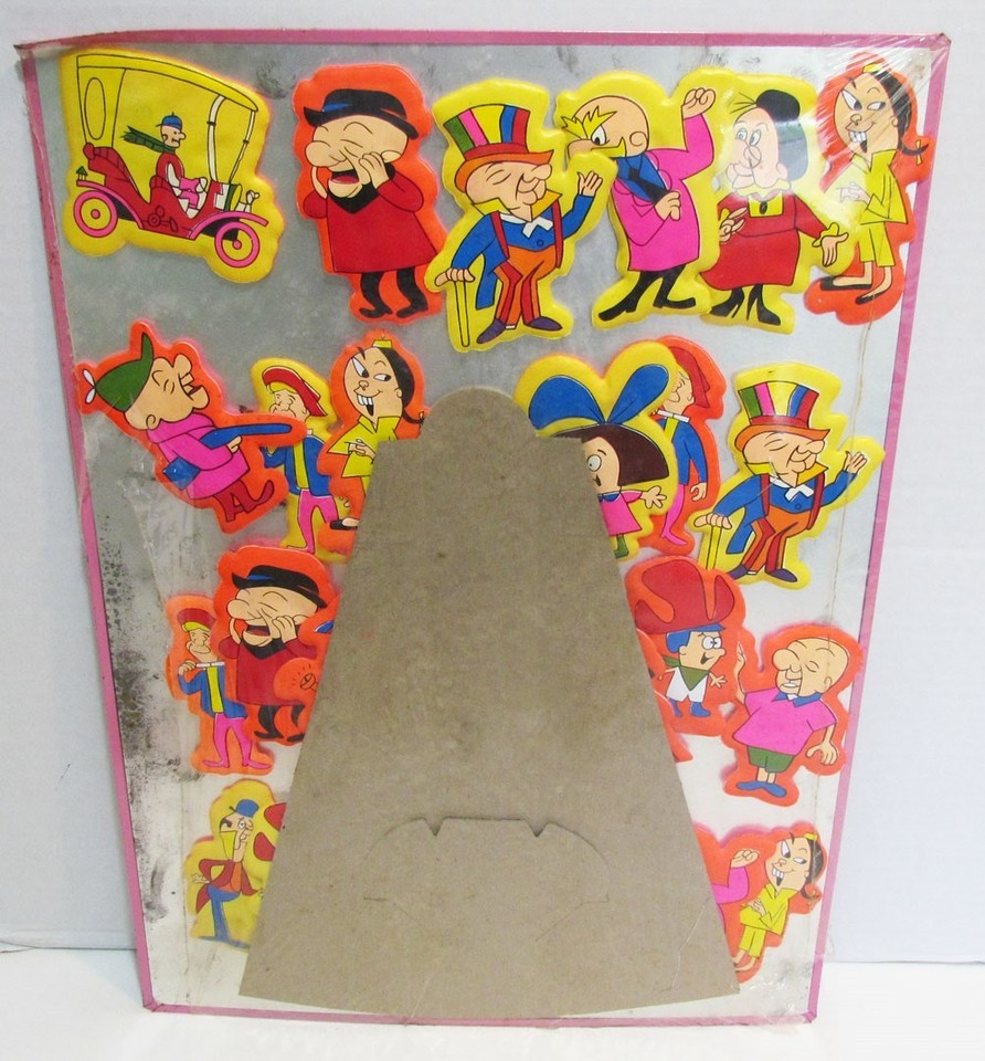 MR. MAGOO VINTAGE PUFFY MAGNET FULL UNUSED STORE DISPLAY 1970's ...