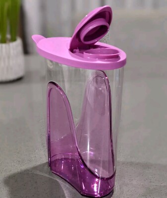 Tupperware 1.6 Quart Illusions Acrylic Slimline Pitcher Purple Sheerly ...