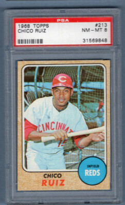 1968 Topps #213 Chico Ruiz (31569848) PSA 8 | eBay