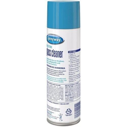 Sprayway SW050 Glass Cleaner Foaming Aerosol Spray, 19oz | eBay