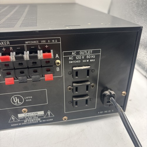 Sony Integrated Stereo Amplifier TA-AX380 200W bundle Remote Japan Made ...