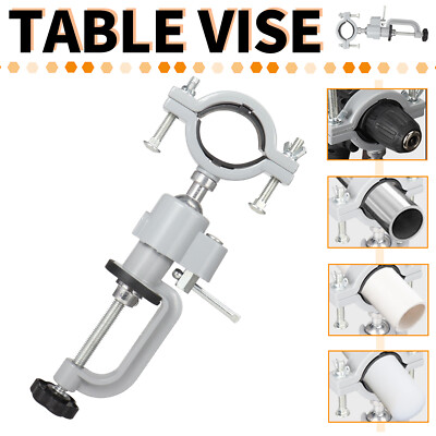 2" BENCH VISE WITH ANVIL SWIVEL LOCKING BASE TABLE TOP CLAMP HEAVY DUTY ...