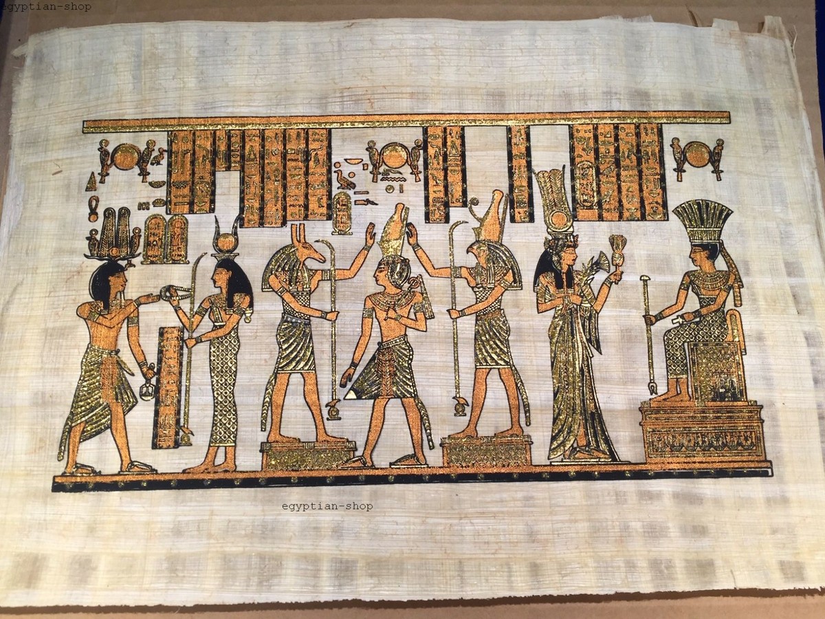 Anubis Ancient Egyptian Papyrus