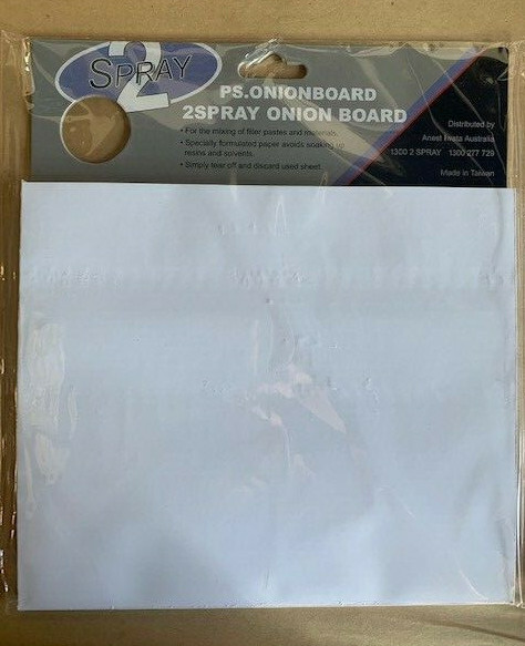 2SPRAY Onion Mixing Board Multi Layered, Mixing Body Filler/Nikki ...