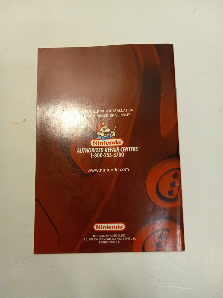 Nintendo 64 SUPER SMASH BROS Instruction Booklet Manual Only N64 | eBay