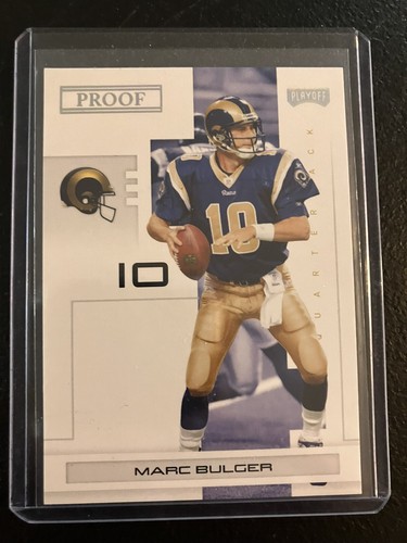 2007 Playoff NFL Playoffs Silver Proof #91 Marc Bulger /50 | eBay