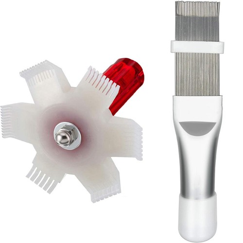 2Pcs Cleaning Tool Air Conditioner Fin Repair Tool Coil Comb A/C ...